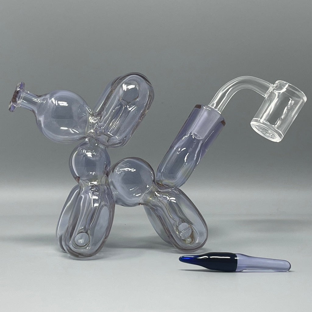 Blitzkriega Purple Mini Balloon Dog Rig | The Glass Warehouse