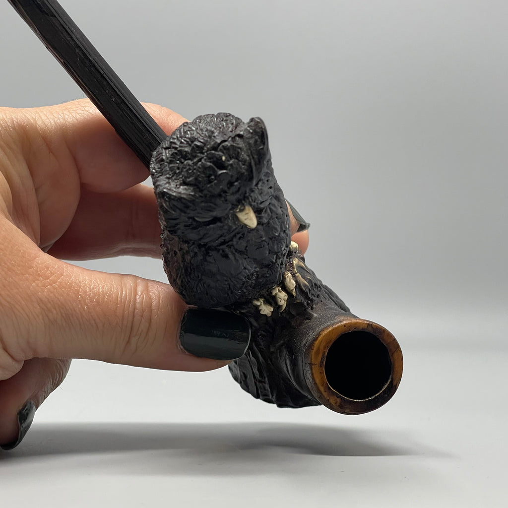 Resin Pipe Owl | The Glass Warehouse