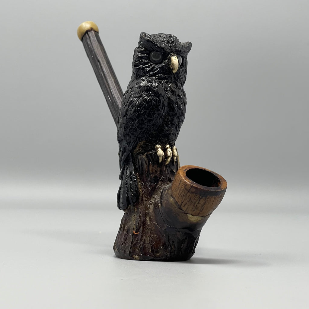 Resin Pipe Owl | The Glass Warehouse